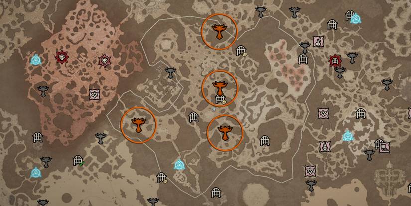 Altars Of Lilith Locations In Dry Steppes - Diablo 4
