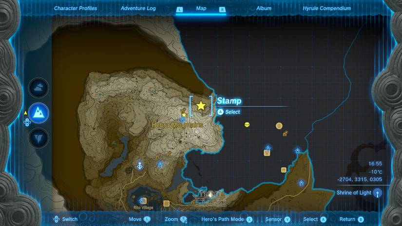 Where To Find The North Hebra Mountains Crystal In The Legend Of Zelda ...