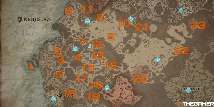Where To Find Each Kehjistan Dungeon And The Aspect It Unlocks In Diablo IV