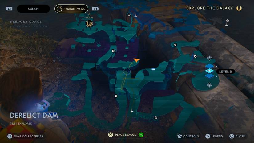 All Derelict Dam Collectible Locations In Star Wars Jedi: Survivor