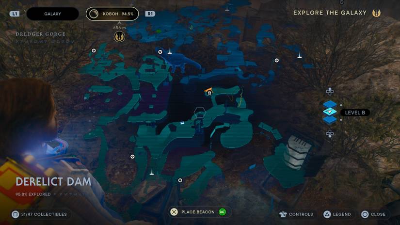 All Derelict Dam Collectible Locations In Star Wars Jedi: Survivor