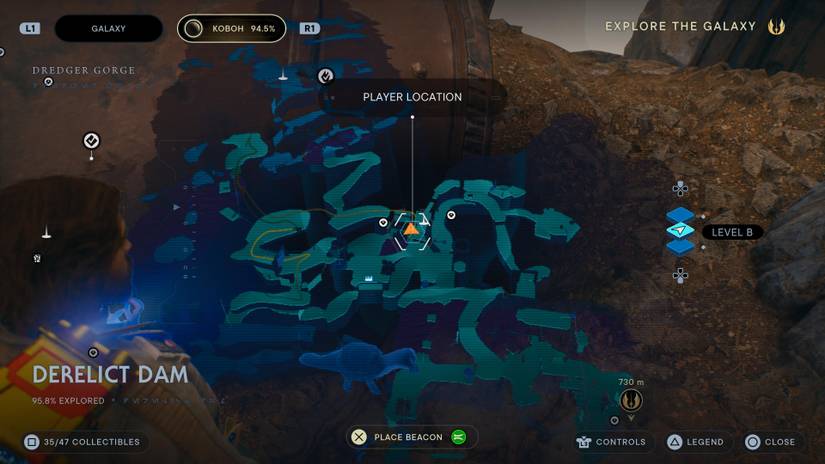 All Derelict Dam Collectible Locations In Star Wars Jedi: Survivor