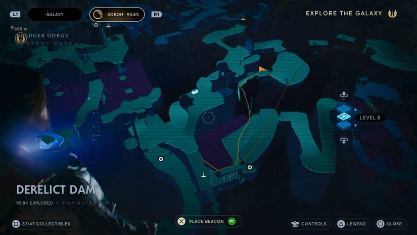 All Derelict Dam Collectible Locations In Star Wars Jedi: Survivor