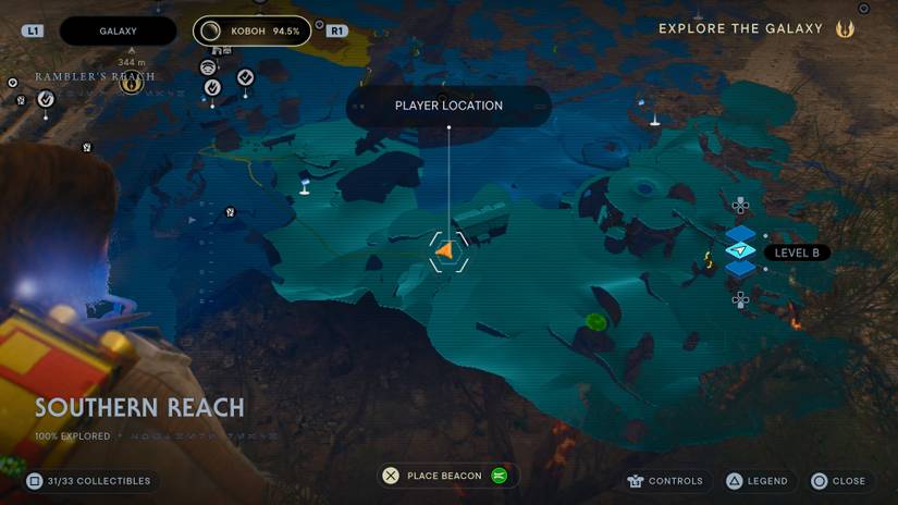 All Collectible Locations In Southern Reach In Star Wars Jedi: Survivor