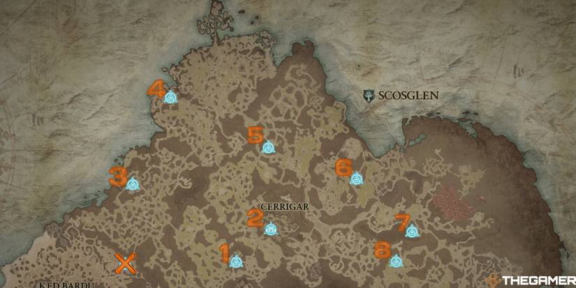 Where To Find Every Scosglen Waypoint In Diablo IV