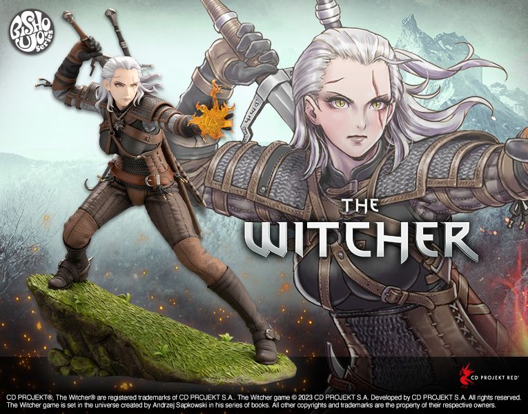 New Witcher Statue Turns Geralt Into A Femboy