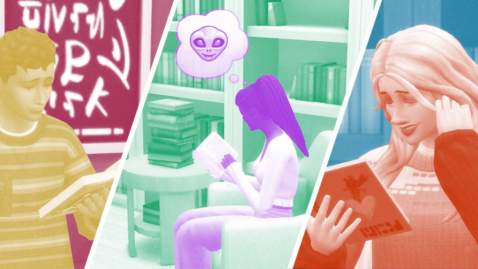 Everything Included In The Sims 4 Book Nook Kit