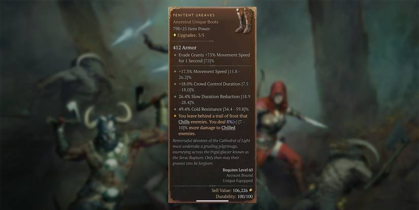 How To Find The Penitent Greaves Unique Boots In Diablo 4