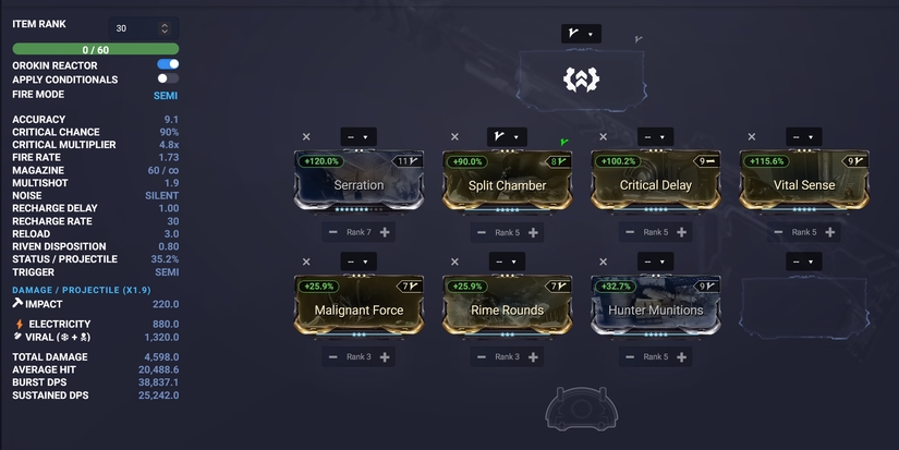 The Best Fulmin Builds - Warframe