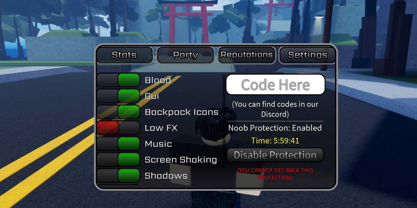 Peroxide Codes - Roblox