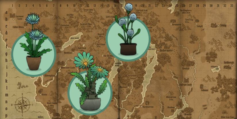 All Plant Locations In Strange Horticulture