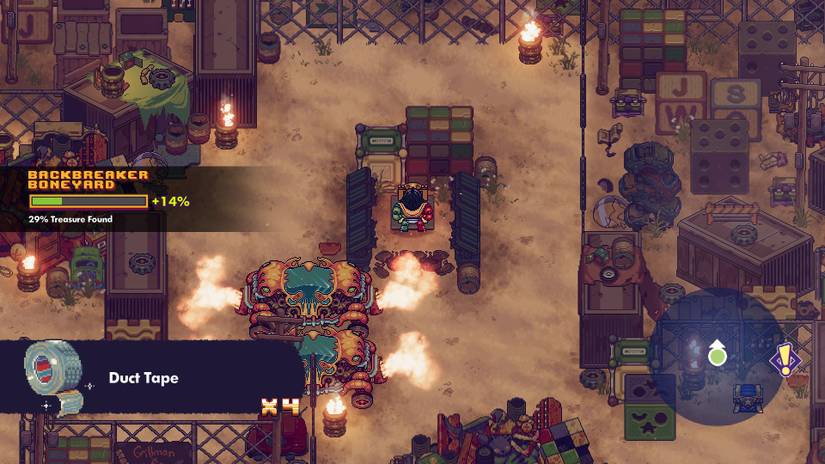 Where To Find All Backbreaker Boneyard Treasure Chests In WrestleQuest