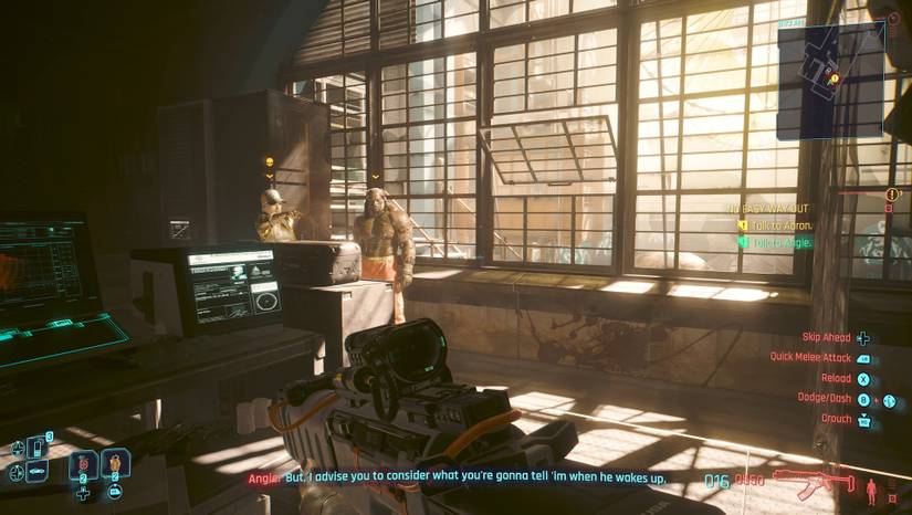 Should Aaron Take A Dive Or Not In Cyberpunk 2077: Phantom Liberty