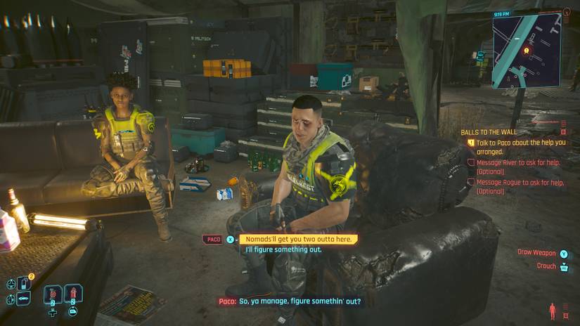 How Should You Help Paco And Babs During Balls To The Wall In Cyberpunk ...