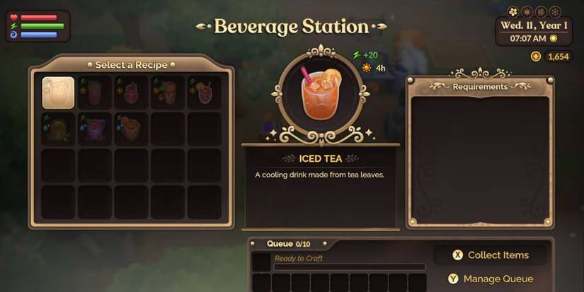 Every Food And Drink Recipes In Fae Farm