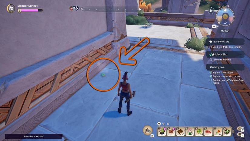 How To get The Pebbled Plunder Achievement In Palia