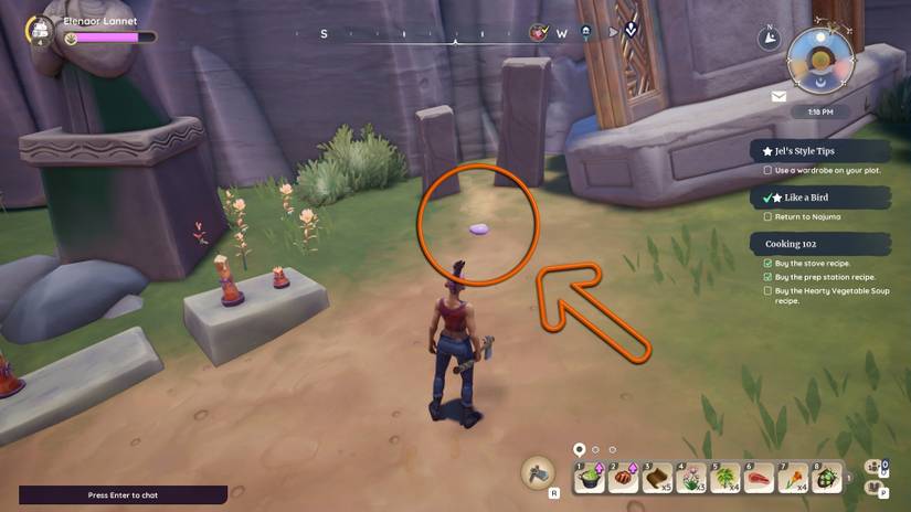 How To get The Pebbled Plunder Achievement In Palia