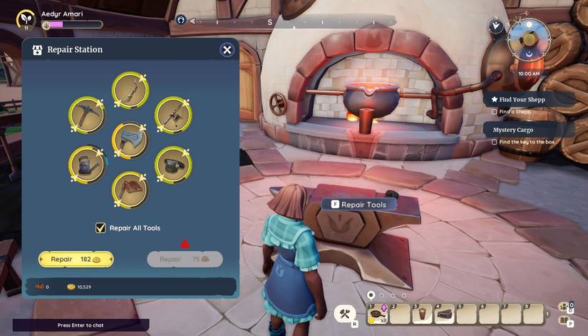 How To Get, Upgrade And Repair Tools In Palia