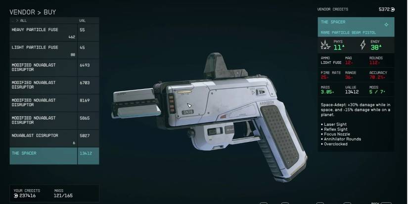 Best Particle Beam Weapons In Starfield