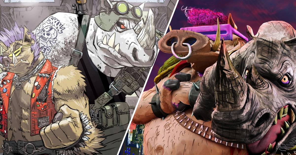 Rocksteady Y Bebop De Los 80 Title Fanáticos De Rocksteady And