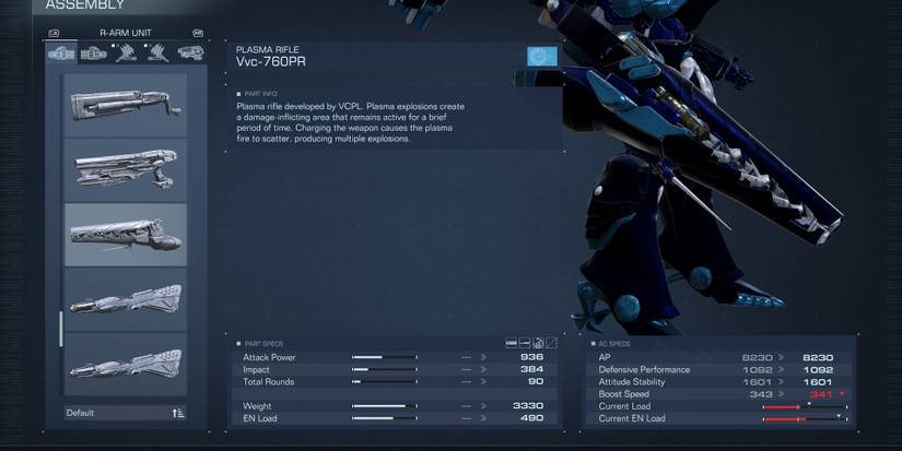 Best Weapons In Armored Core 6
