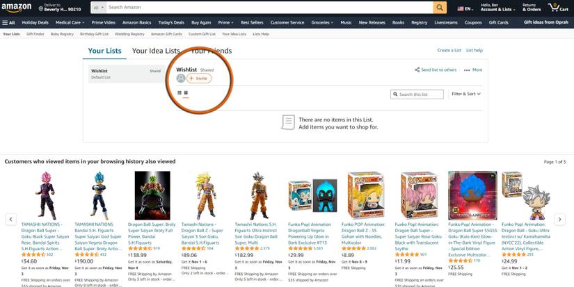 How To Make And Share An Amazon Wishlist