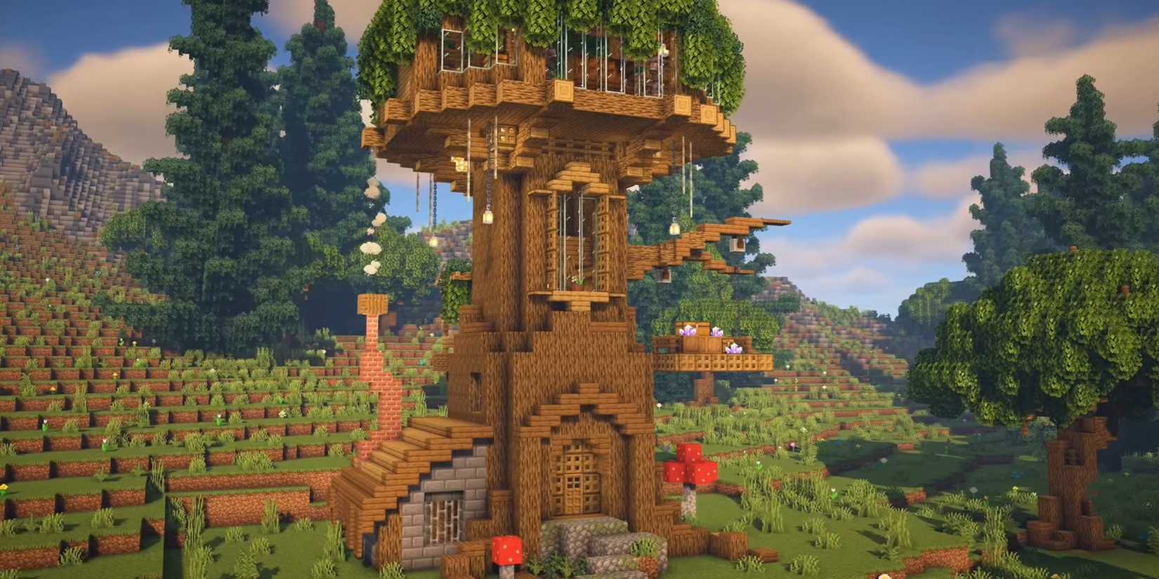 Best Treehouse Build Ideas In Minecraft