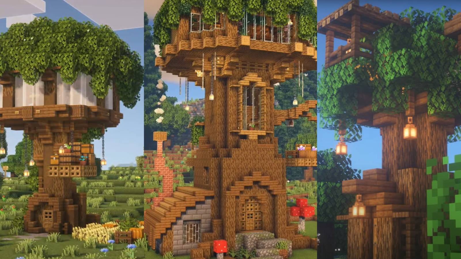 Best Treehouse Build Ideas In Minecraft