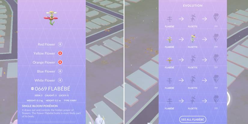 How To Get All Flabebe Flower Colors In Pokemon Go