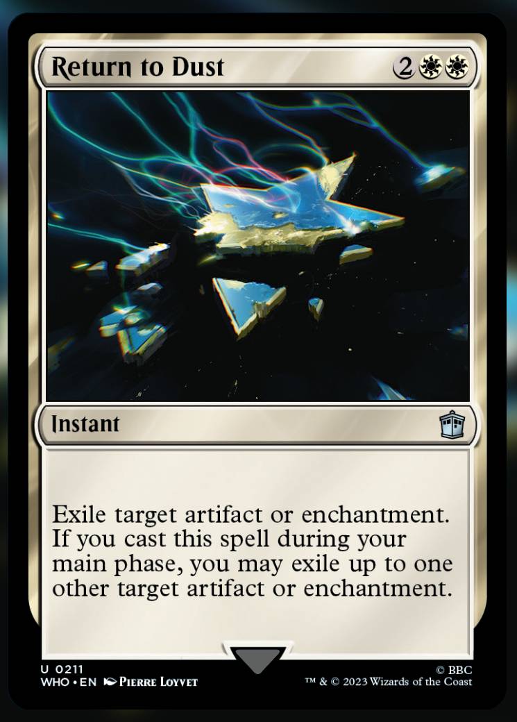 MTG Doctor Who Card List - Every Commander Deck