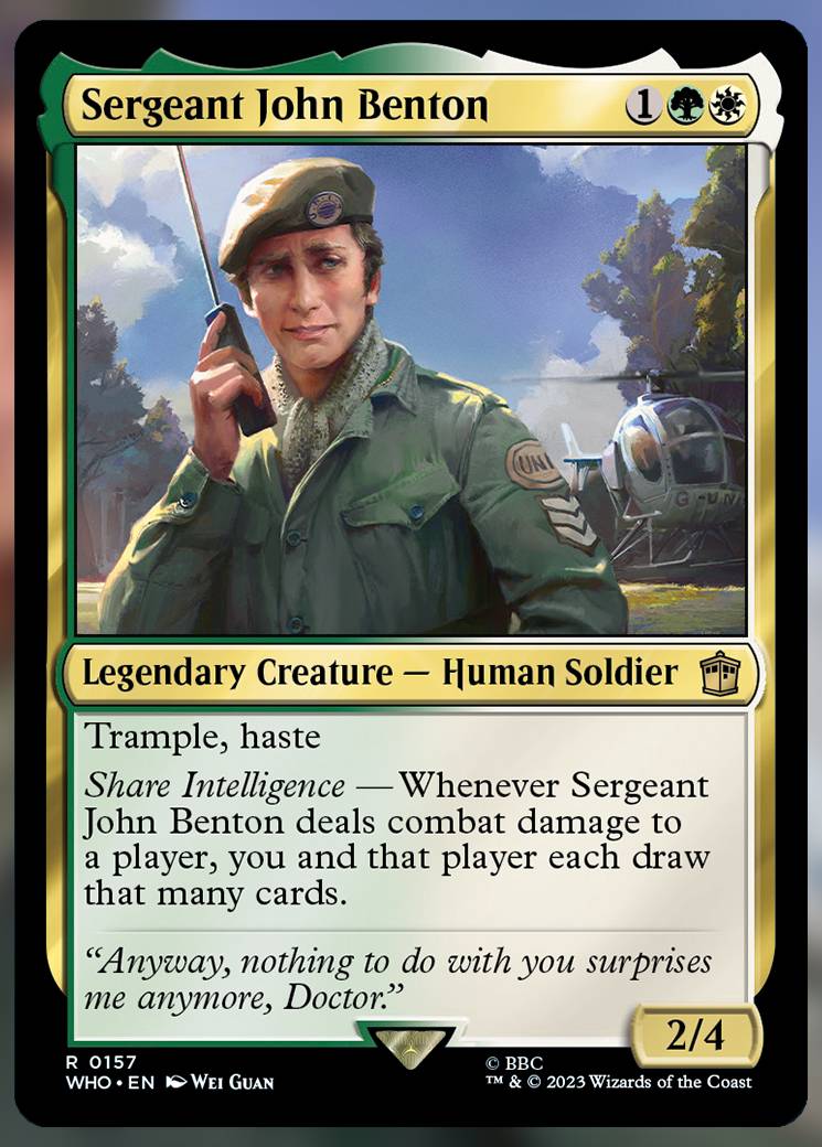 MTG Doctor Who Card List - Every Commander Deck