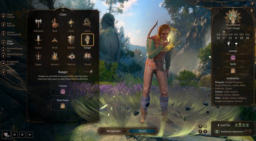 What Is The Best Hunter Ranger Build In BG3?