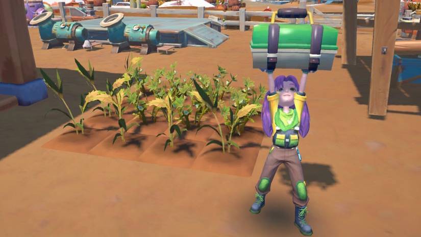 How To Grow Crops And Harvest Biocrust In My Time At Sandrock