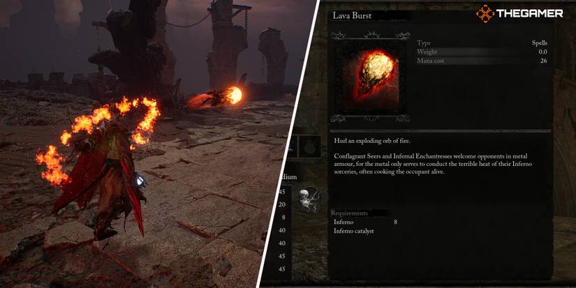 The Best Inferno Spells In Lords Of The Fallen