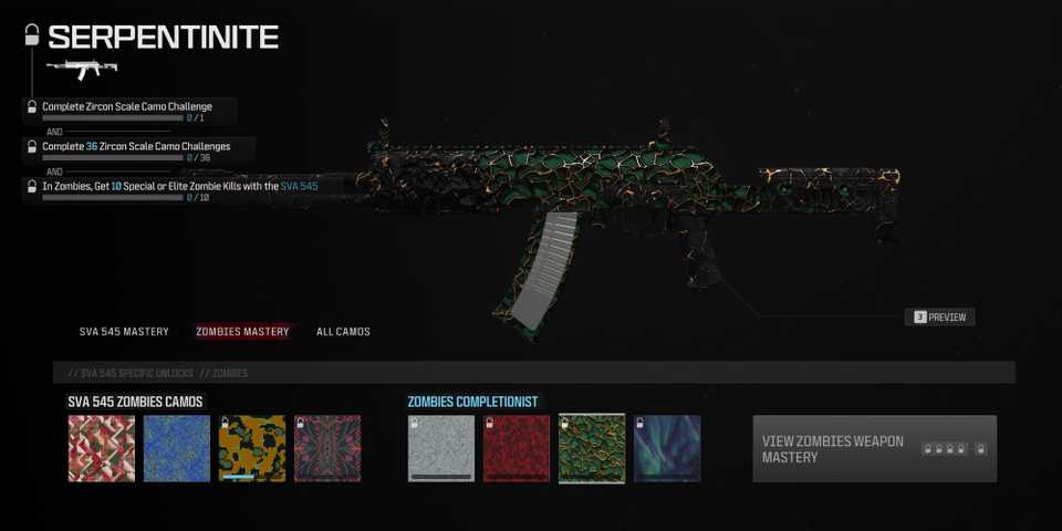 How To Unlock Every Zombies Weapon Camo In Call Of Duty: Modern Warfare 3