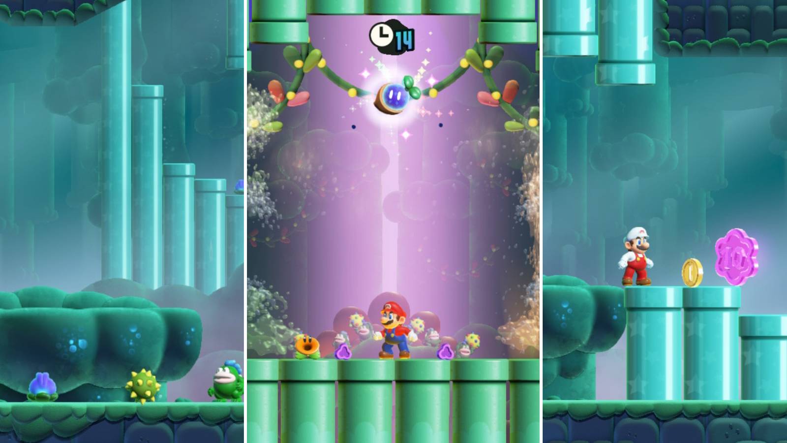 All Angry Spikes And Sinkin' Pipes Flower Coins And Wonder Seeds In ...