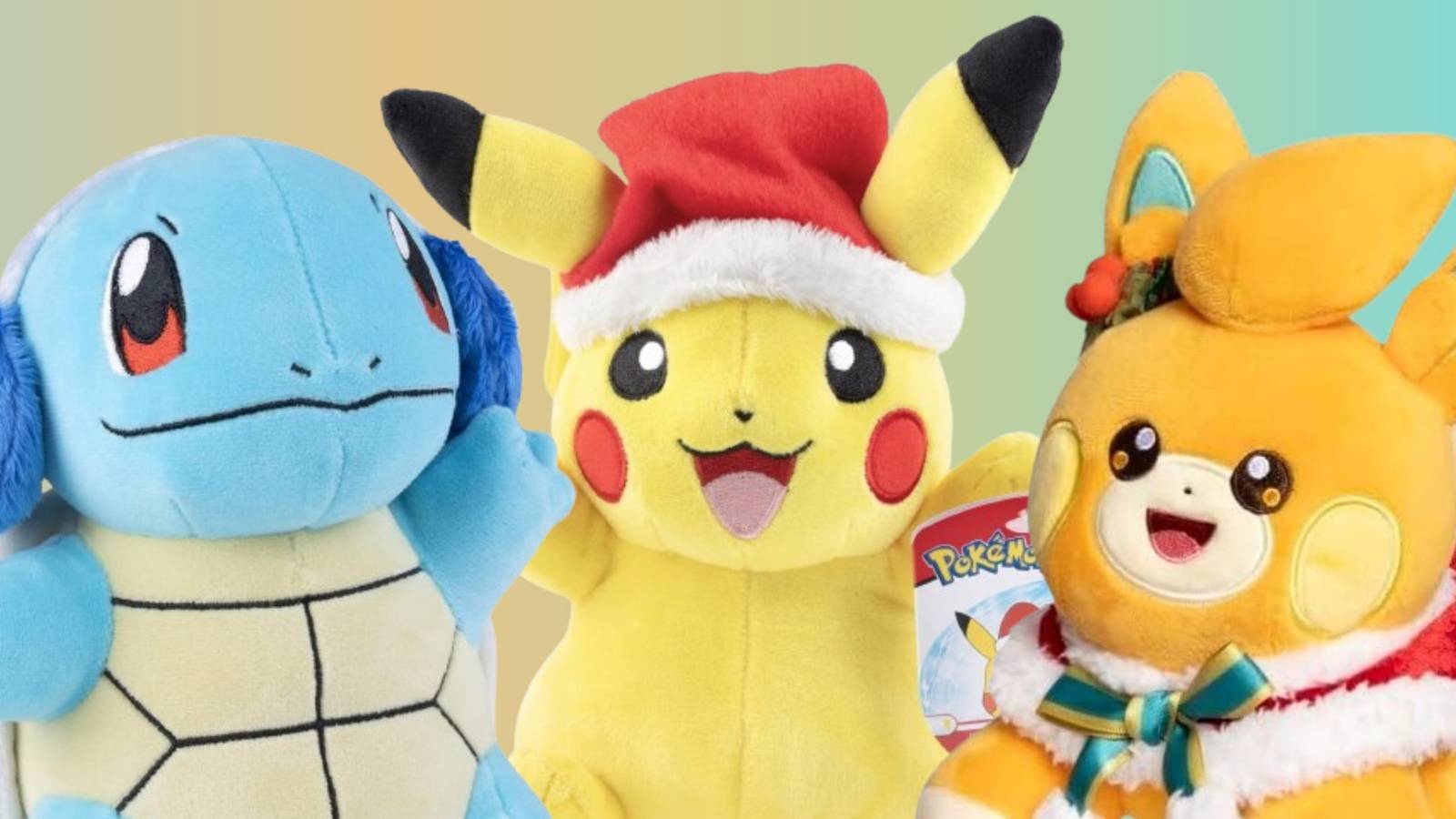 Selected Holiday Pokemon Plushes Are 20 Percent Off For Black Friday
