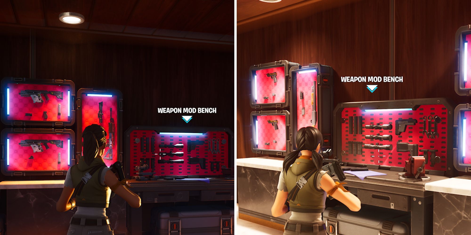 Where To Find Mod Benches In Chapter 5, Season 1 Of Fortnite