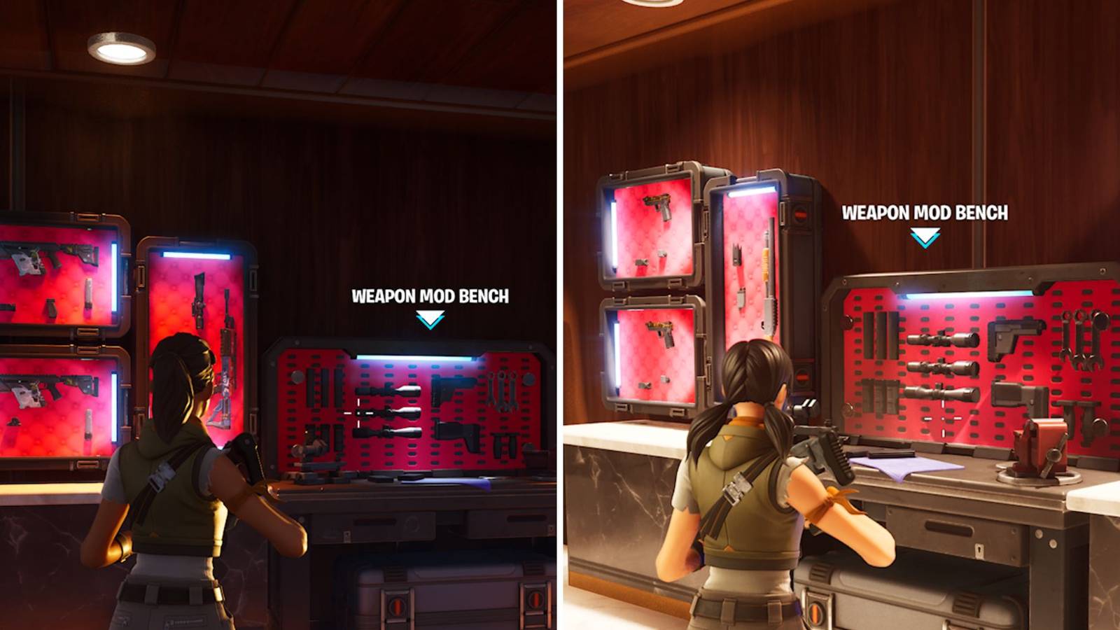Where To Find Mod Benches In Chapter 5, Season 1 Of Fortnite
