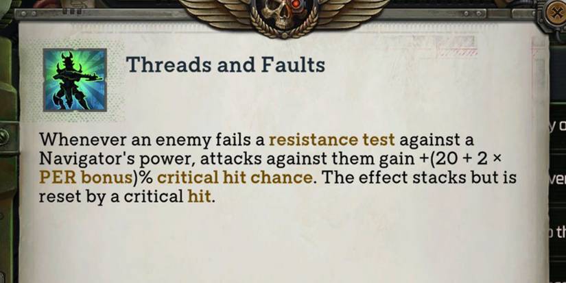 The Best Talents For Cassia In Warhammer 40k: Rogue Trader