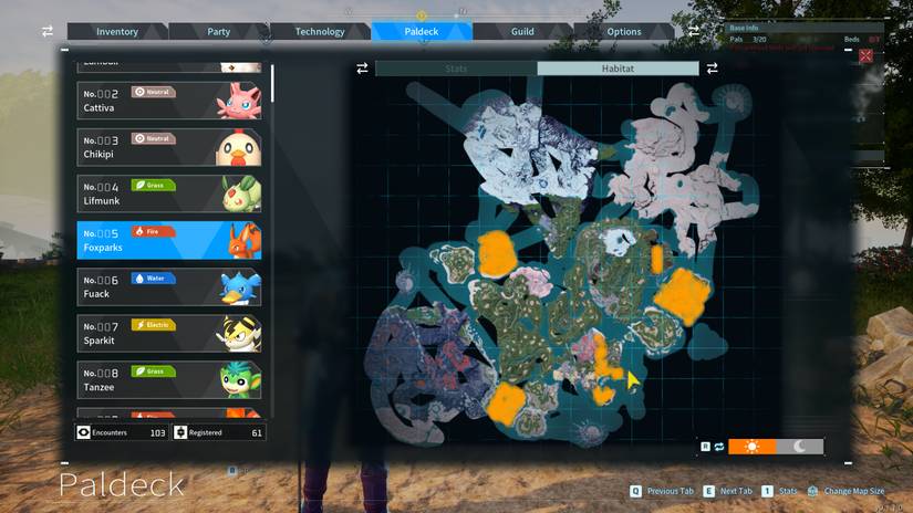 Where To Find Foxparks In Palworld