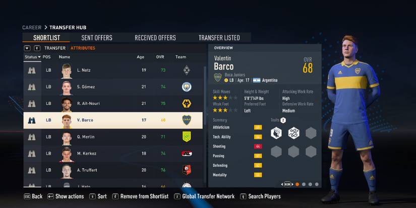 The Best Young Left Backs To Sign In FIFA 23 Career Mode
