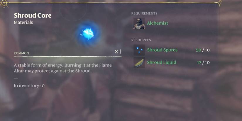 How To Get Shroud Liquid In Enshrouded