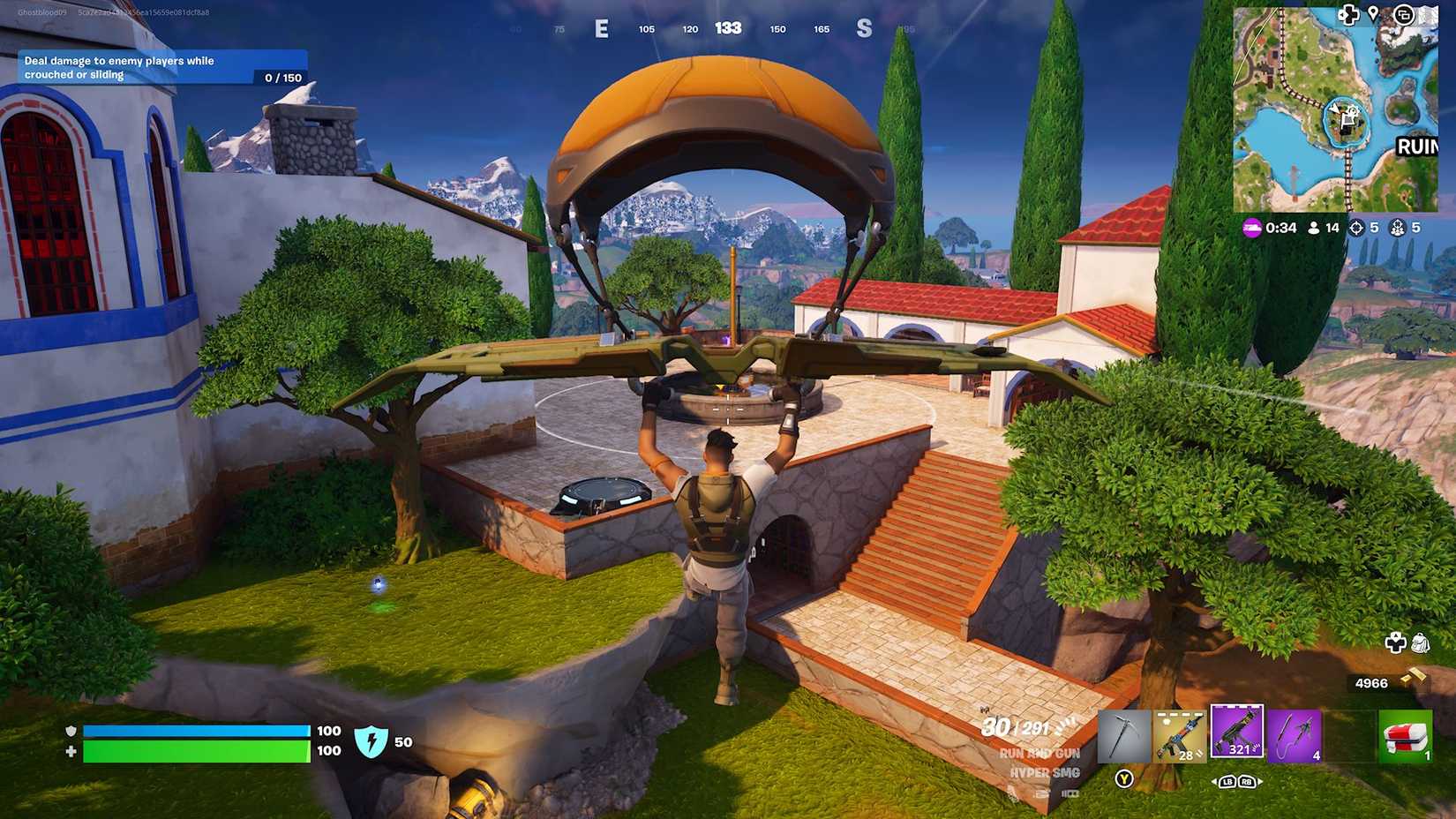 How To Raise The Flag On The Floating Island In Fortnite
