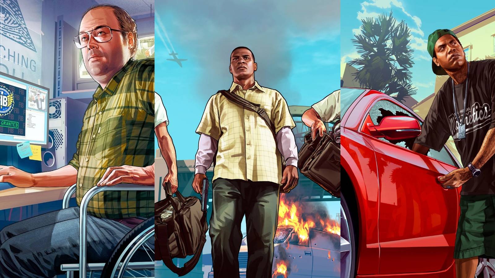 Every Main Character And Their Voice Actor In GTA 5