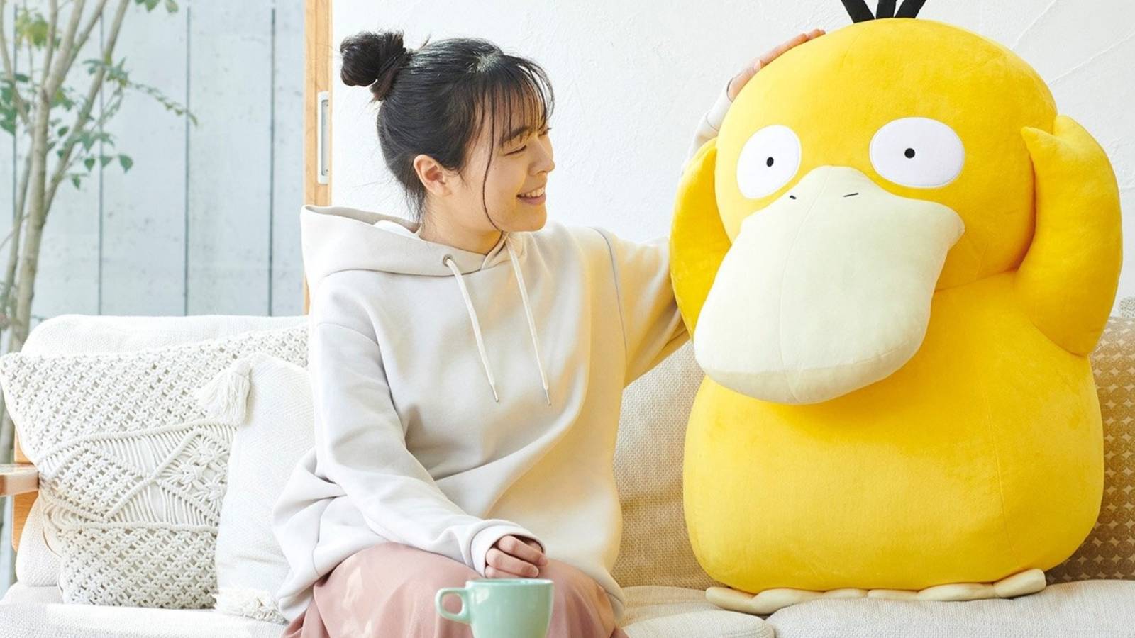 Pokemon's Lifesize Psyduck Plush Brings Your Concierge Dreams To Life