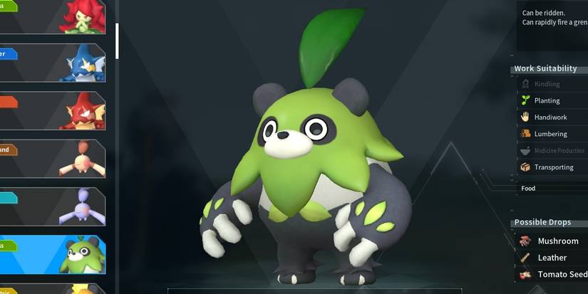 The Best Grass Pals In Palworld