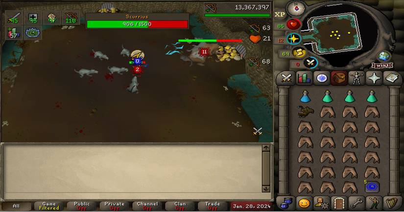 How To Defeat Scurrius In OSRS