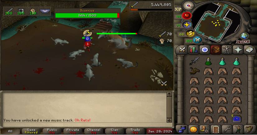 How To Defeat Scurrius In OSRS