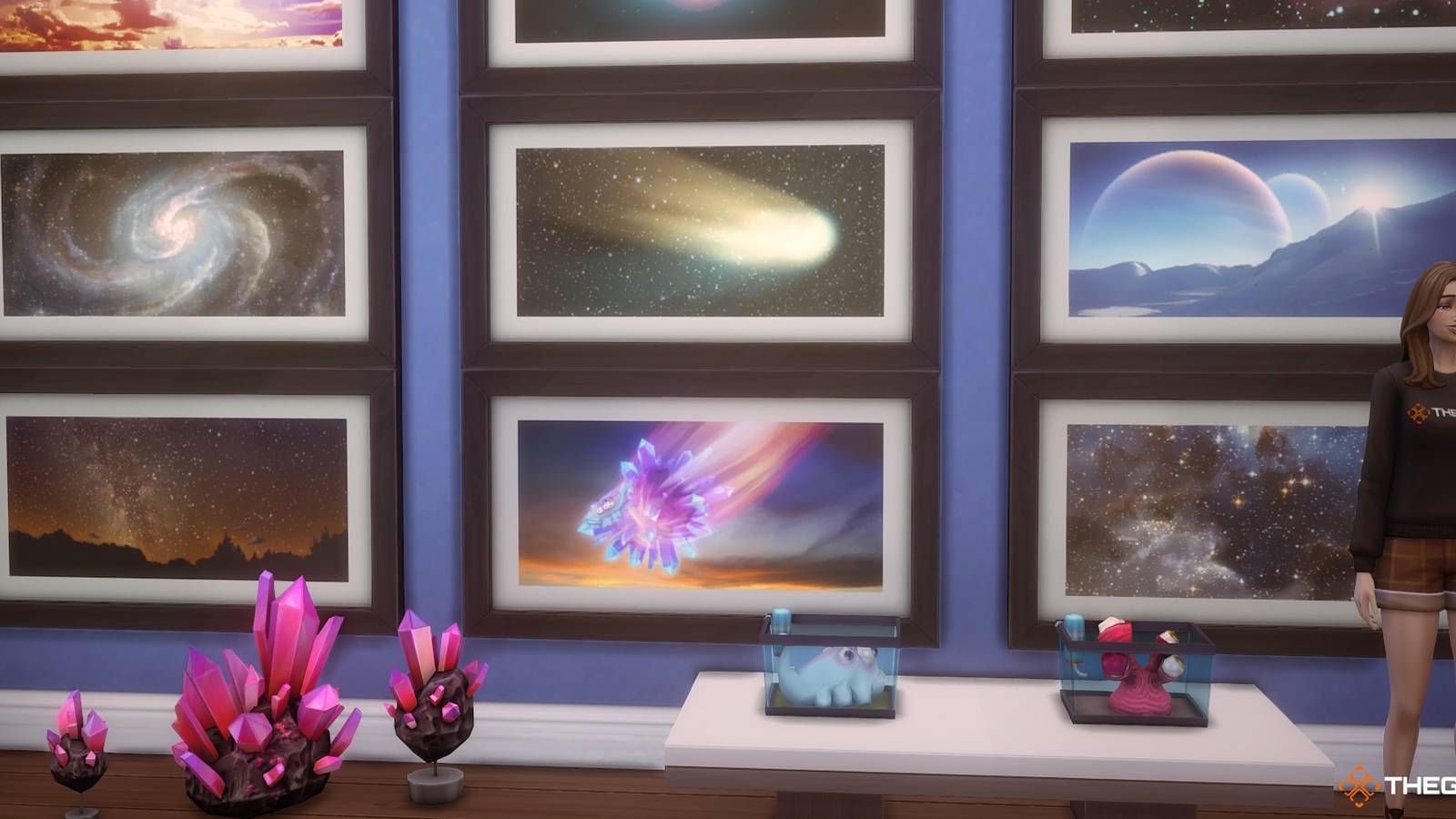 All Space Rocks, Space Prints, And Alien Collections In The Sims 4